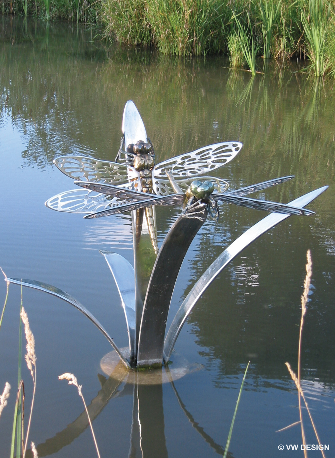 92. Dragonflies in Composition - Benson Sculpture Garden