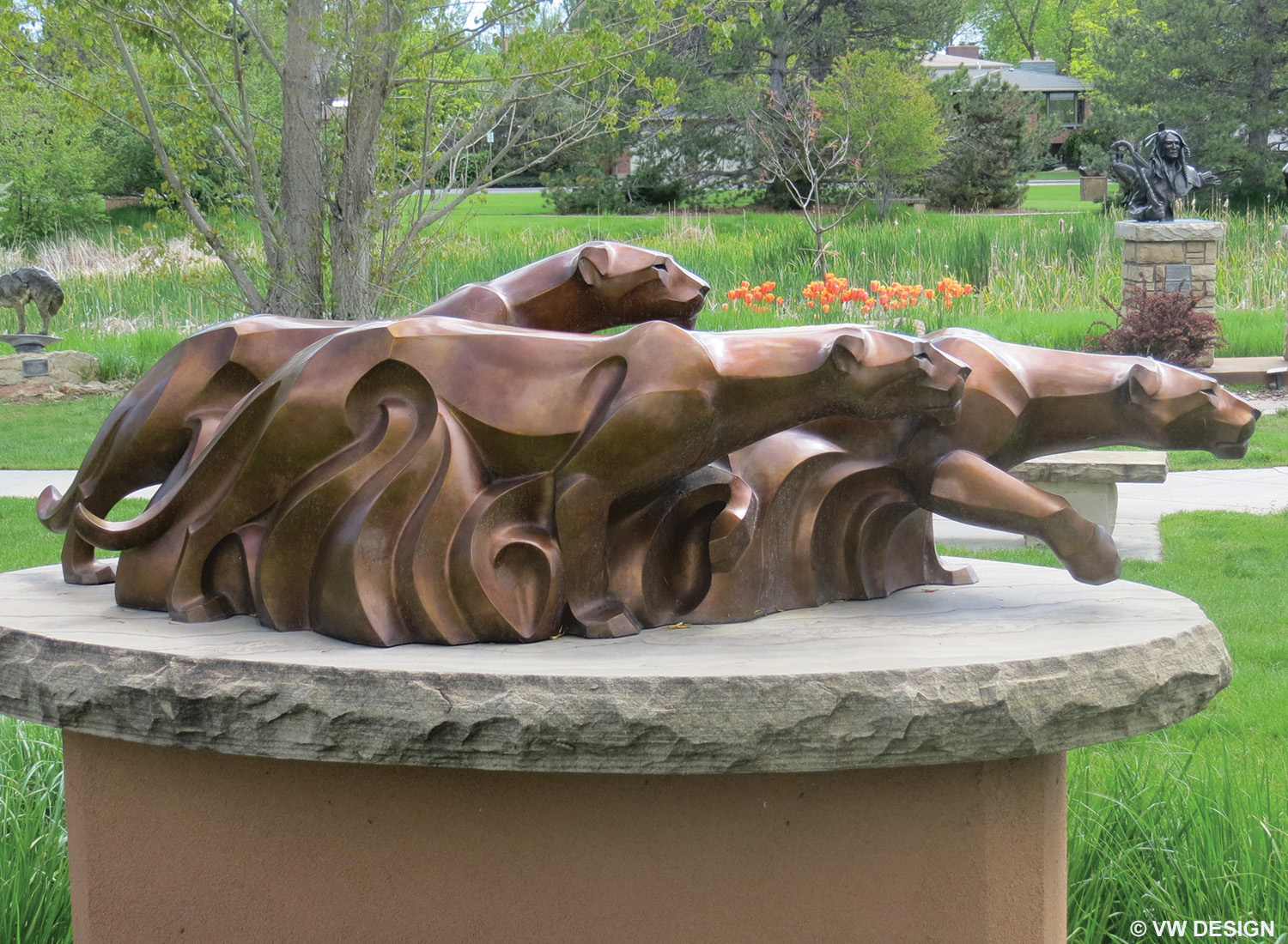 76. The Hunt - Benson Sculpture Garden